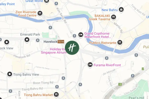 地理位置 | Holiday Inn Singapore Atrium